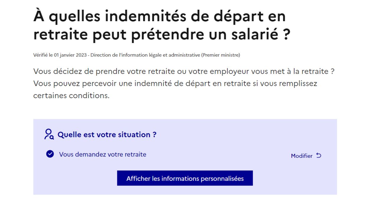 Simulateur d'indemnité de départ en retraite gratuit : top outils de ...