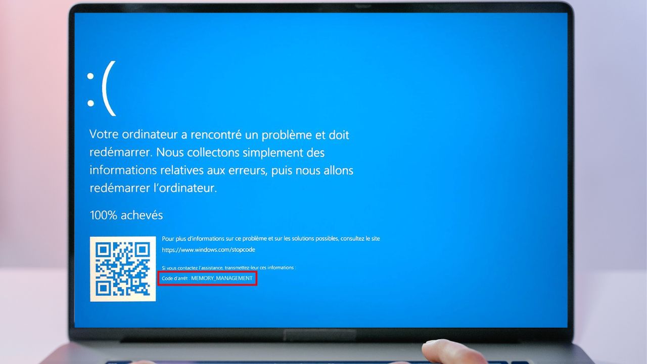 Problème écran bleu (BSoD) Memory Management : solutions